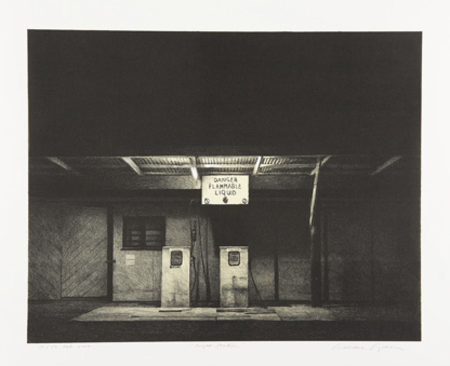 Night Station by Grahame Sydney – Parnell Gallery