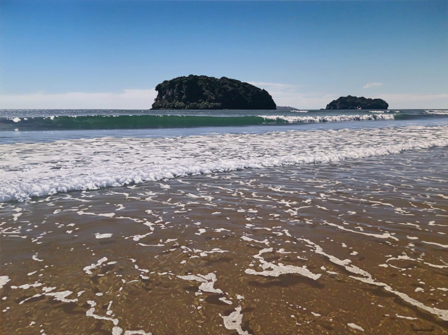 Whangamata Waves by Matt Payne – Parnell Gallery