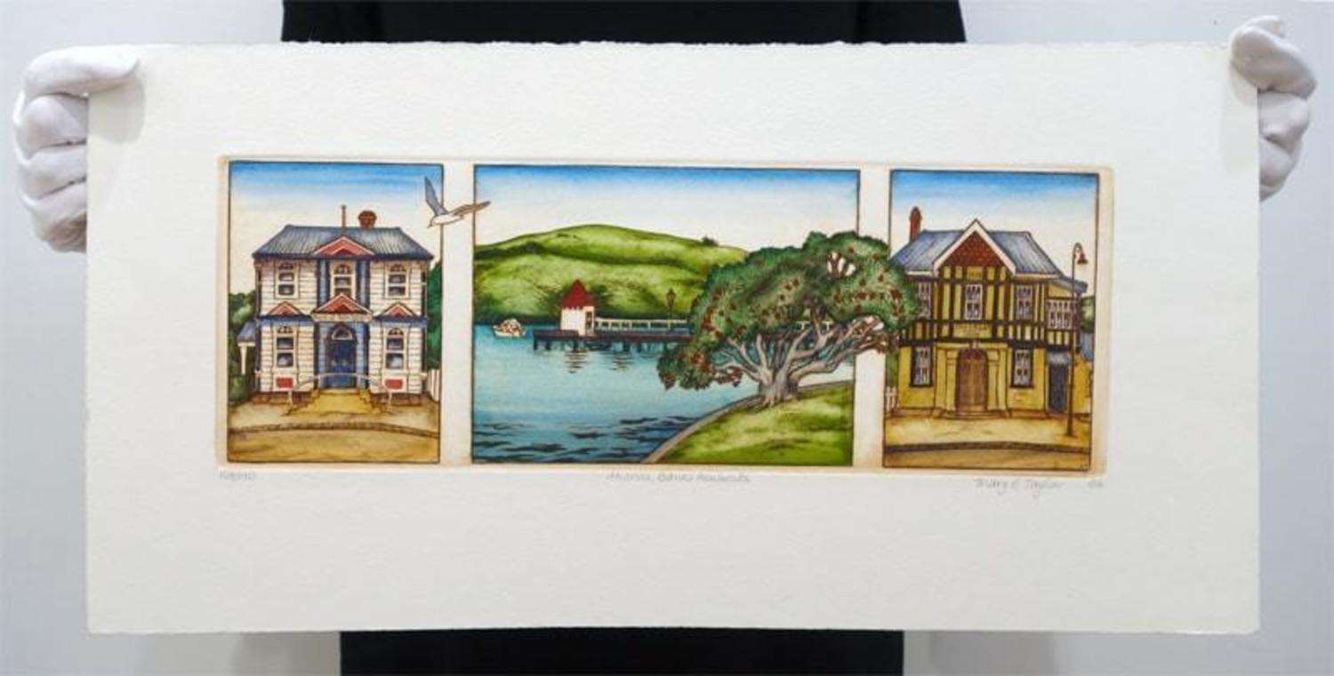 Akaroa Banks Peninsula by Mary Taylor – Parnell Gallery