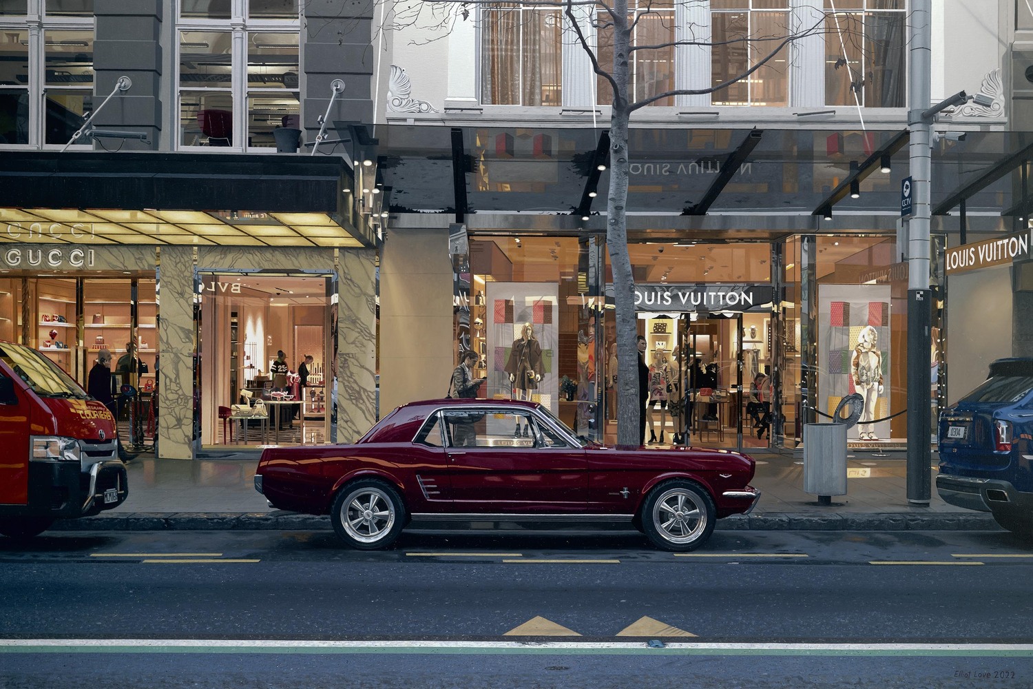 '68 Mustang // Queen Street by Elliot Love – Parnell Gallery