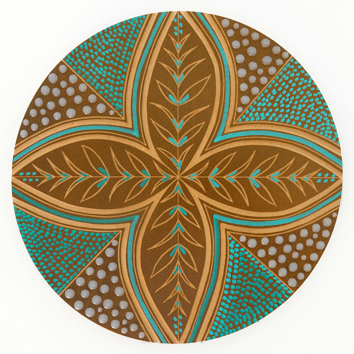 Flourish Through Life ll - Turquoise by Ana Teofilo – Parnell Gallery